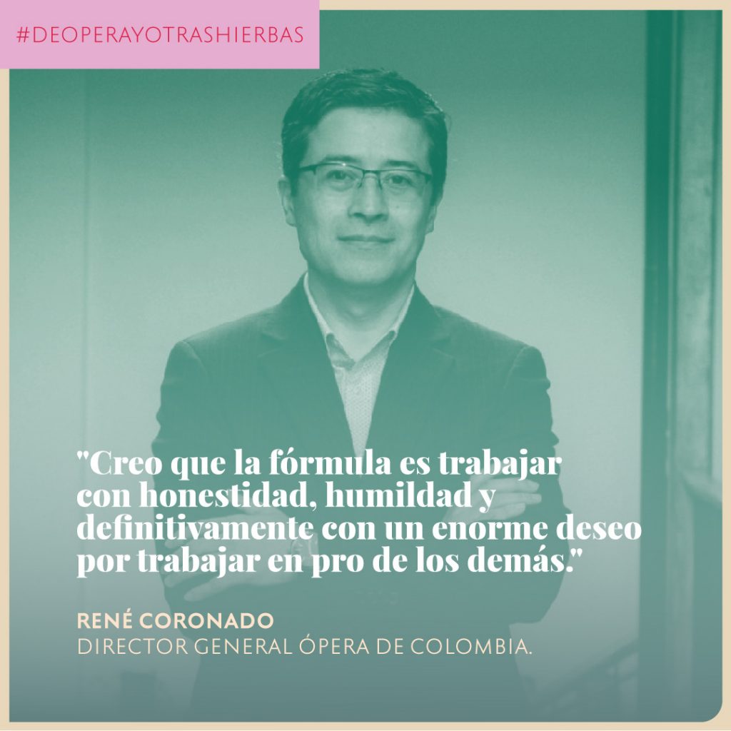 René Coronado: “Creo que la fórmula es trabajar con honestidad ...